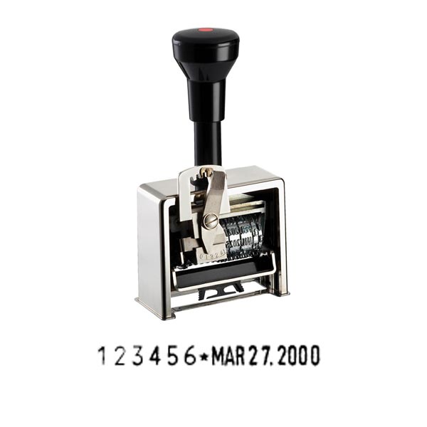 Reiner 6 Wheel 3/16" Gothic Deluxe Date and Numbering Machine Model 30 – Markjet Inc.